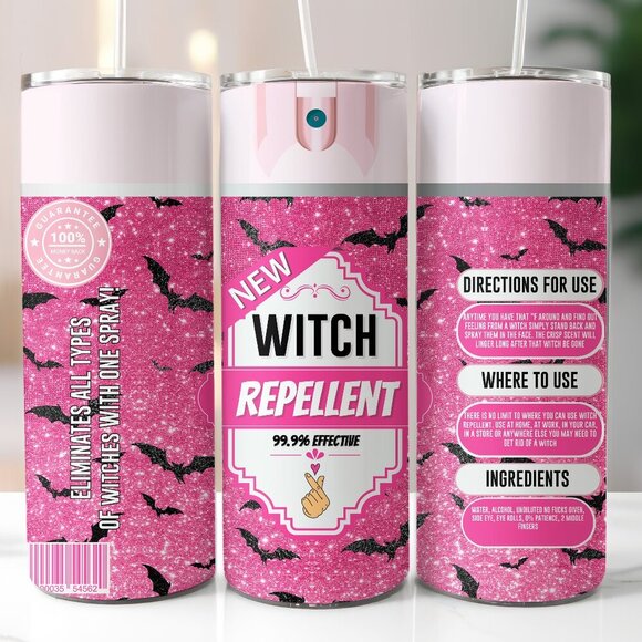 Handmade | Dining | Witch Repellent Spray Hot Pink Glitter Sassy Glam ...